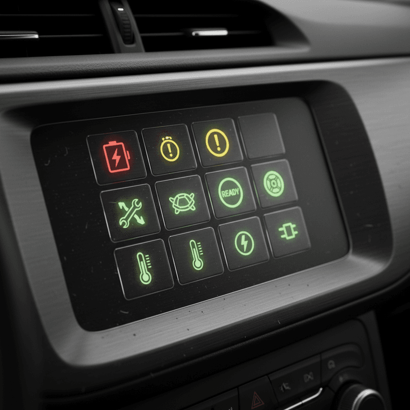 Electric Car Warning Lights Meaning: Complete EV Dashboard Guide ...