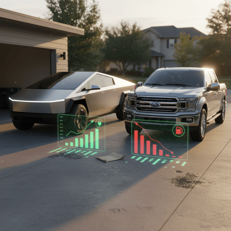 Tesla Cybertruck Total Cost vs Gas Truck in 2026 | Recharged