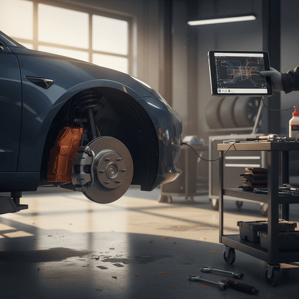 Tesla Brake Replacement Cost 2025: Pads, Rotors & Service | Recharged