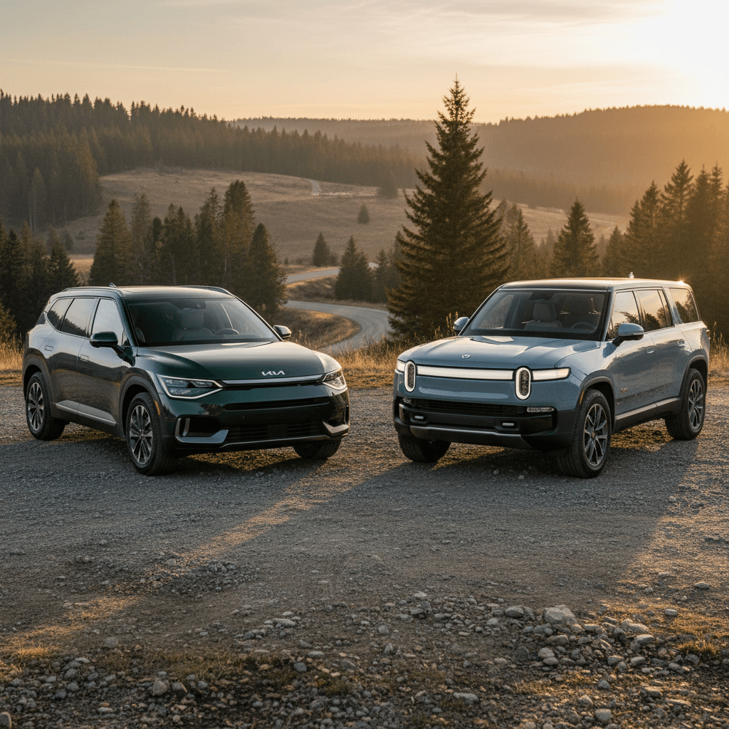 Kia Ev9 Vs Rivian R1s