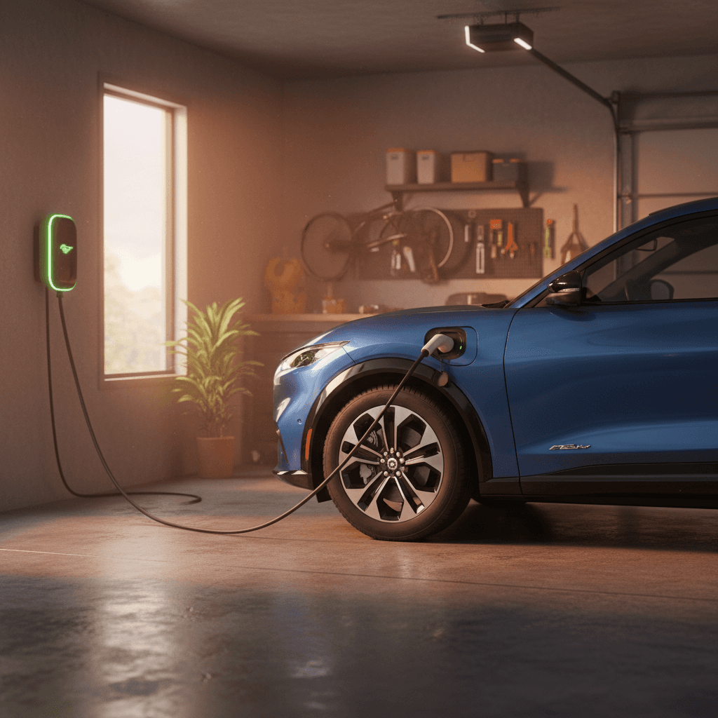 How to Charge Ford Mustang Mach‑E at Home (2026 Guide) | Recharged