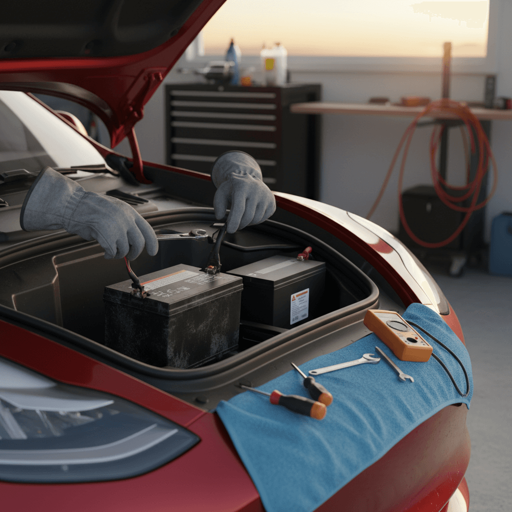 Tesla 12V Battery Replacement DIY Guide (Step‑by‑Step) | Recharged