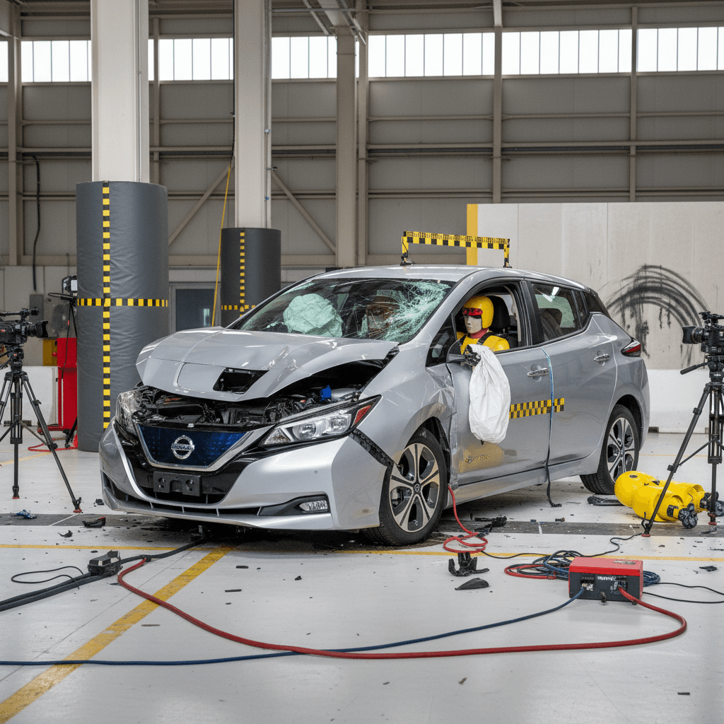 Nissan Leaf Safety Rating & Crash Test Results Guide | Recharged