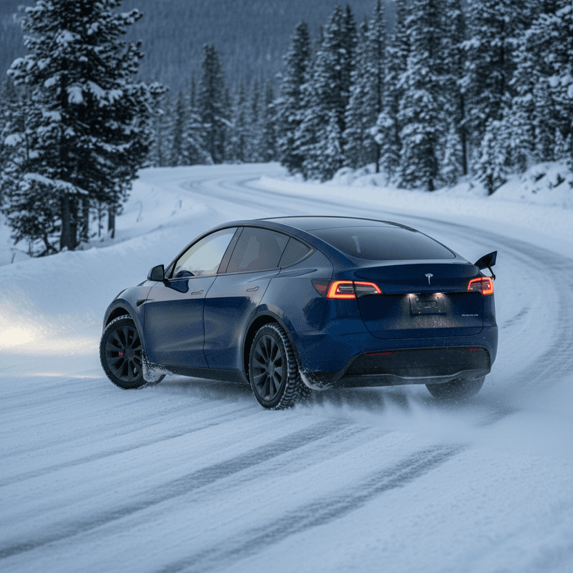 Tesla Model Y in Snow & Ice: Winter Driving Guide 2026 | Recharged
