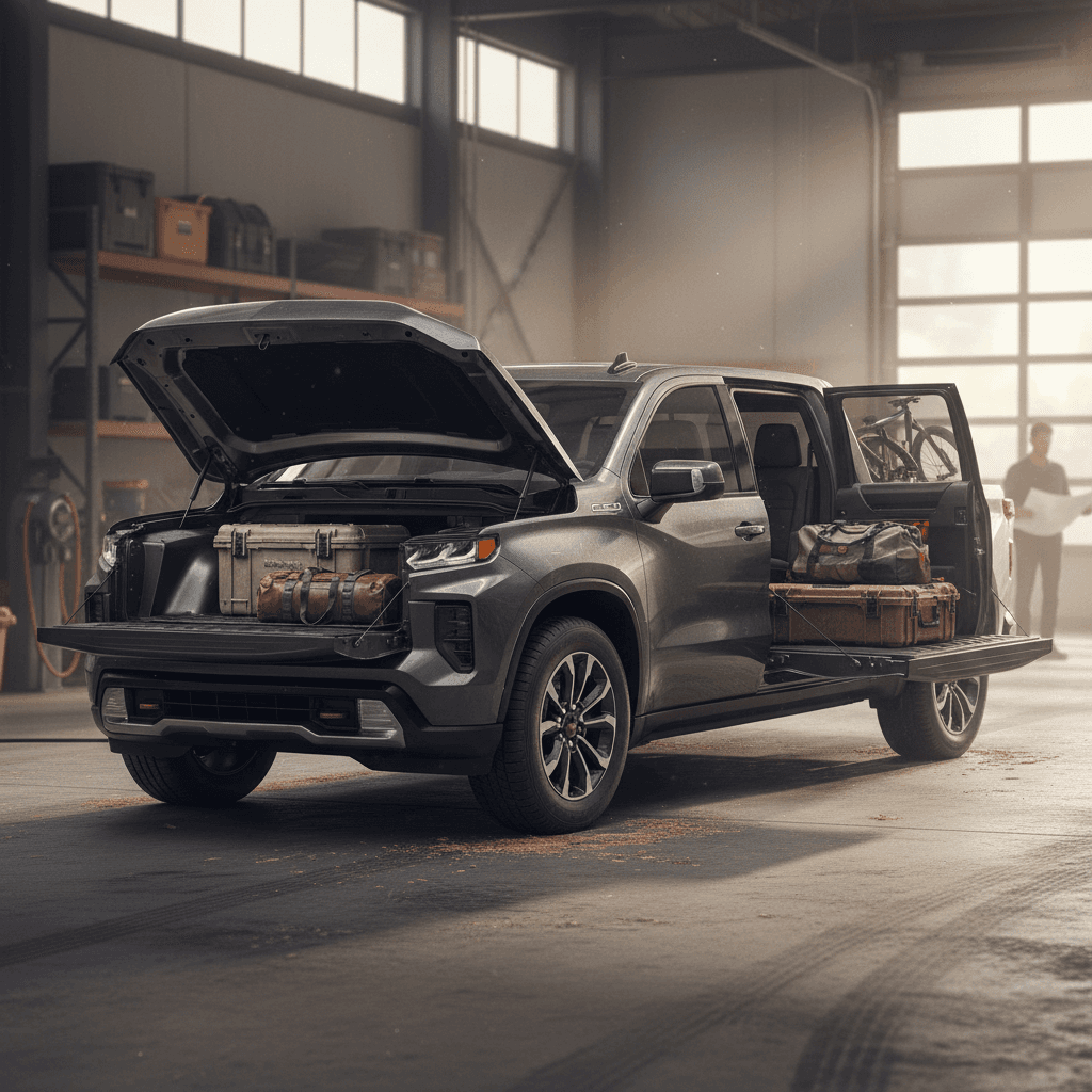 Chevy Silverado EV Cargo Space Dimensions Guide | Recharged