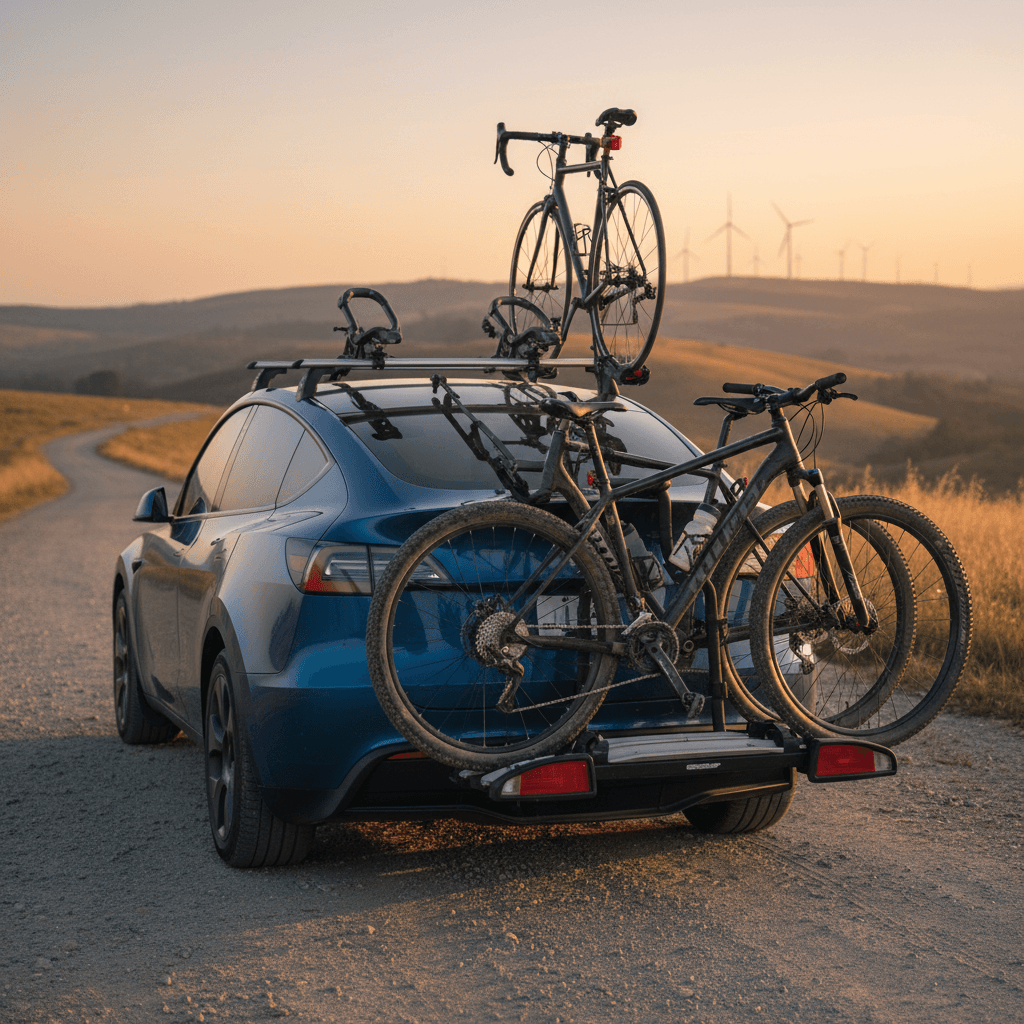 Tesla Model Y Bike Rack Options: Best Hitch & Roof Racks | Recharged